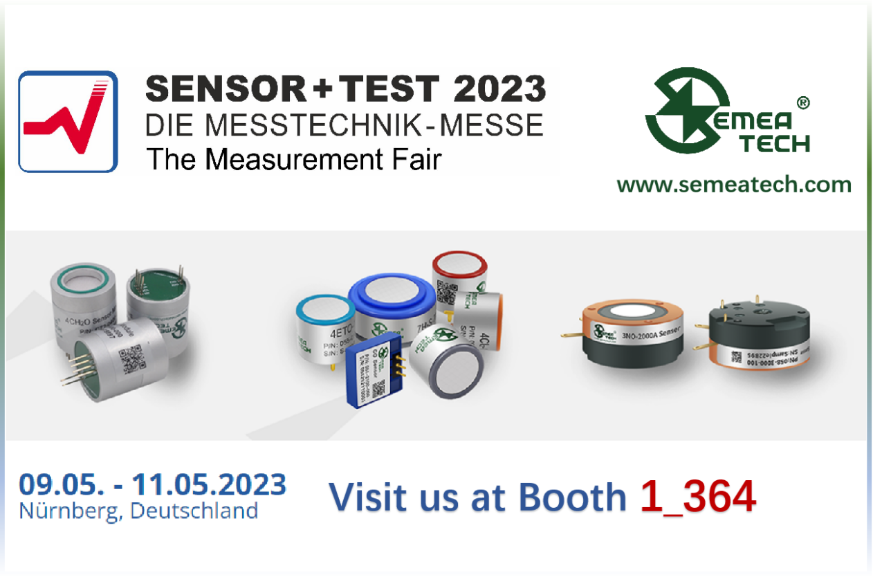 盛密科技将参加德国纽伦堡SENSOR+TEST 2023展会_氰化氢传感器_氯化氢传感器_辐射检测--盛密科技（上海）有限公司